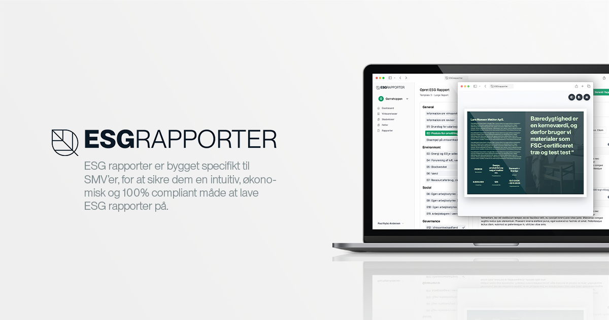 Velkommen | ESG Rapporter
